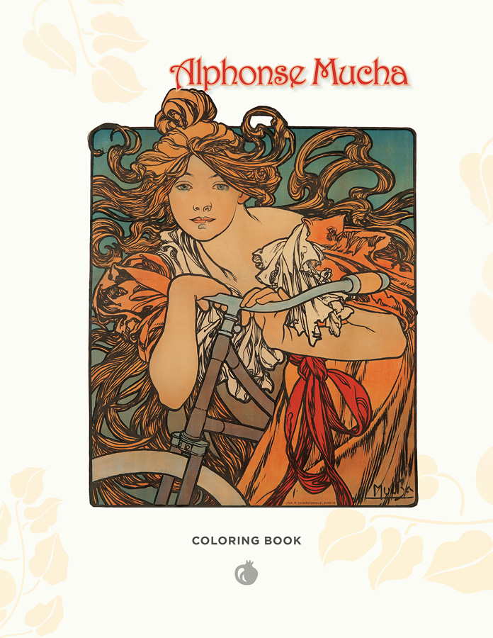 Alphonse Mucha Coloring Book ⋆ Time Machine Hobby