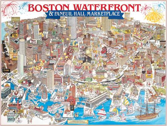 Boston, MA 1000 pc ⋆ Time Machine Hobby