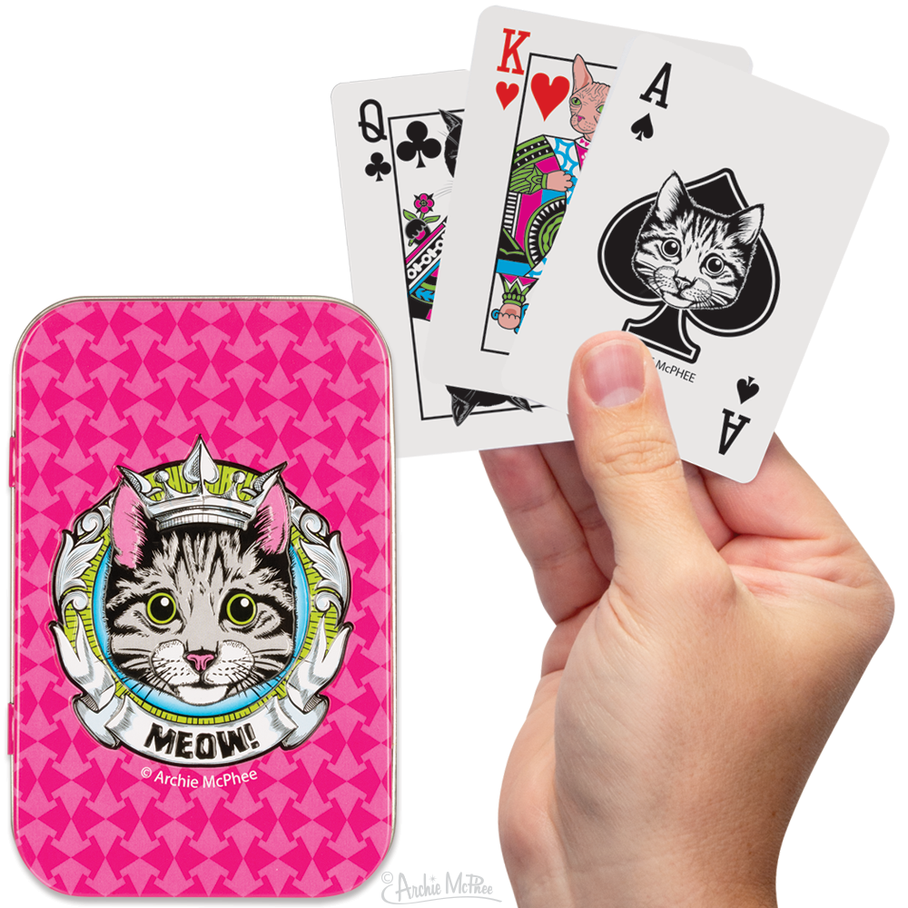 Playing Cards - Kitty ⋆ Time Machine Hobby