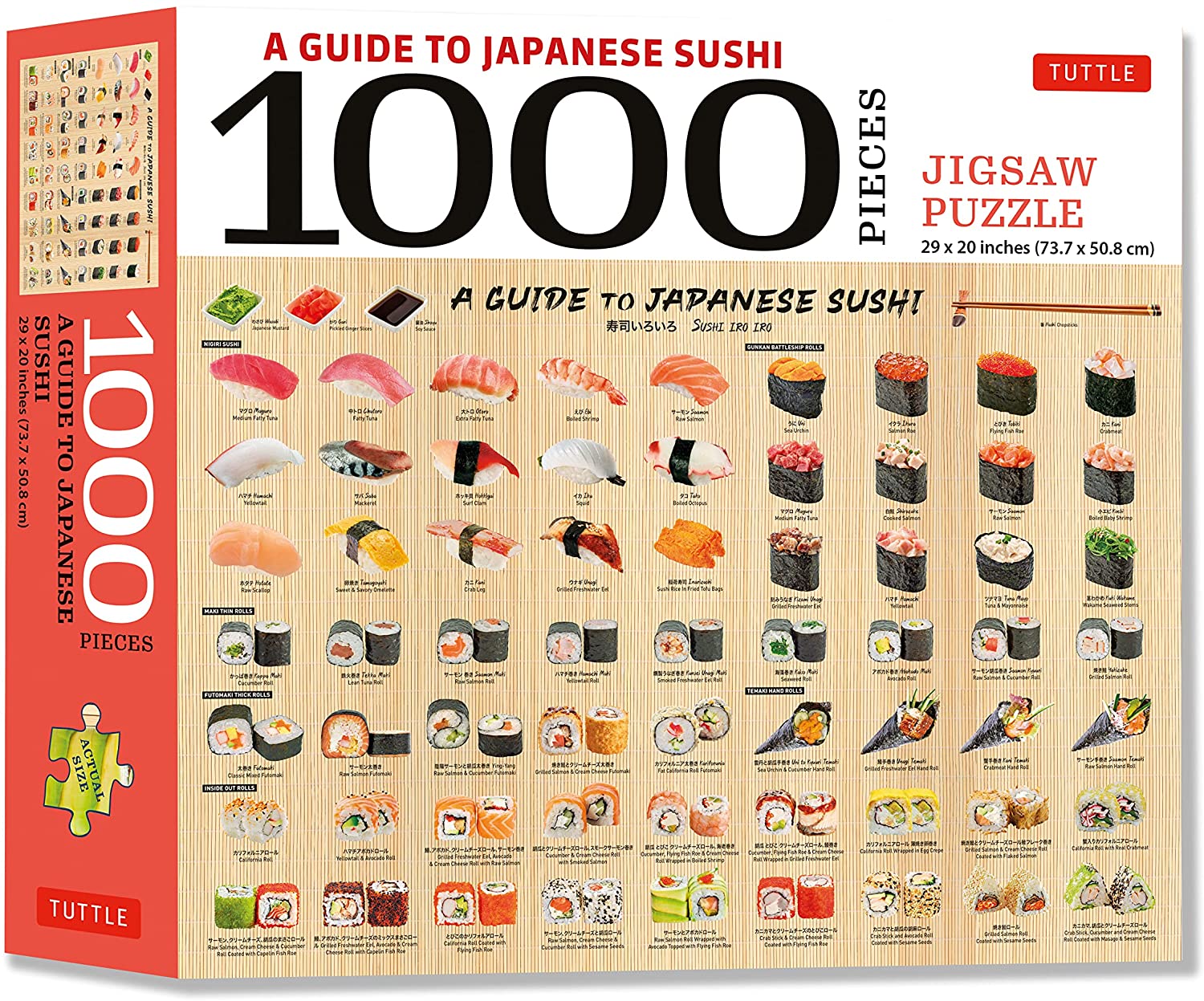A guide to Japanese Sushi 1000pc ⋆ Time Machine Hobby