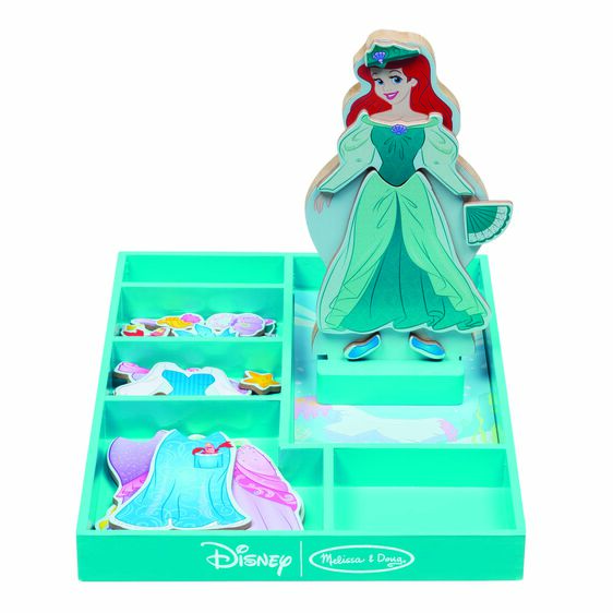Ariel Wooden Magnetic Dress Up ⋆ Time Machine Hobby