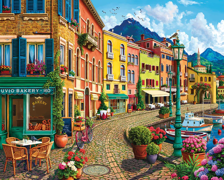 Cafe on the Water 1000pc ⋆ Time Machine Hobby