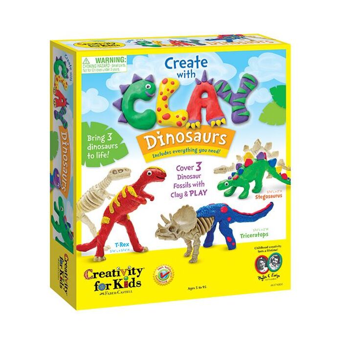 Create with Clay Dinosaurs ⋆ Time Machine Hobby