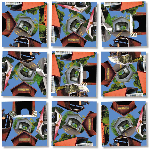 Covered Bridges Scramble Squares ⋆ Time Machine Hobby