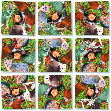 Foxes Scramble Squares ⋆ Time Machine Hobby