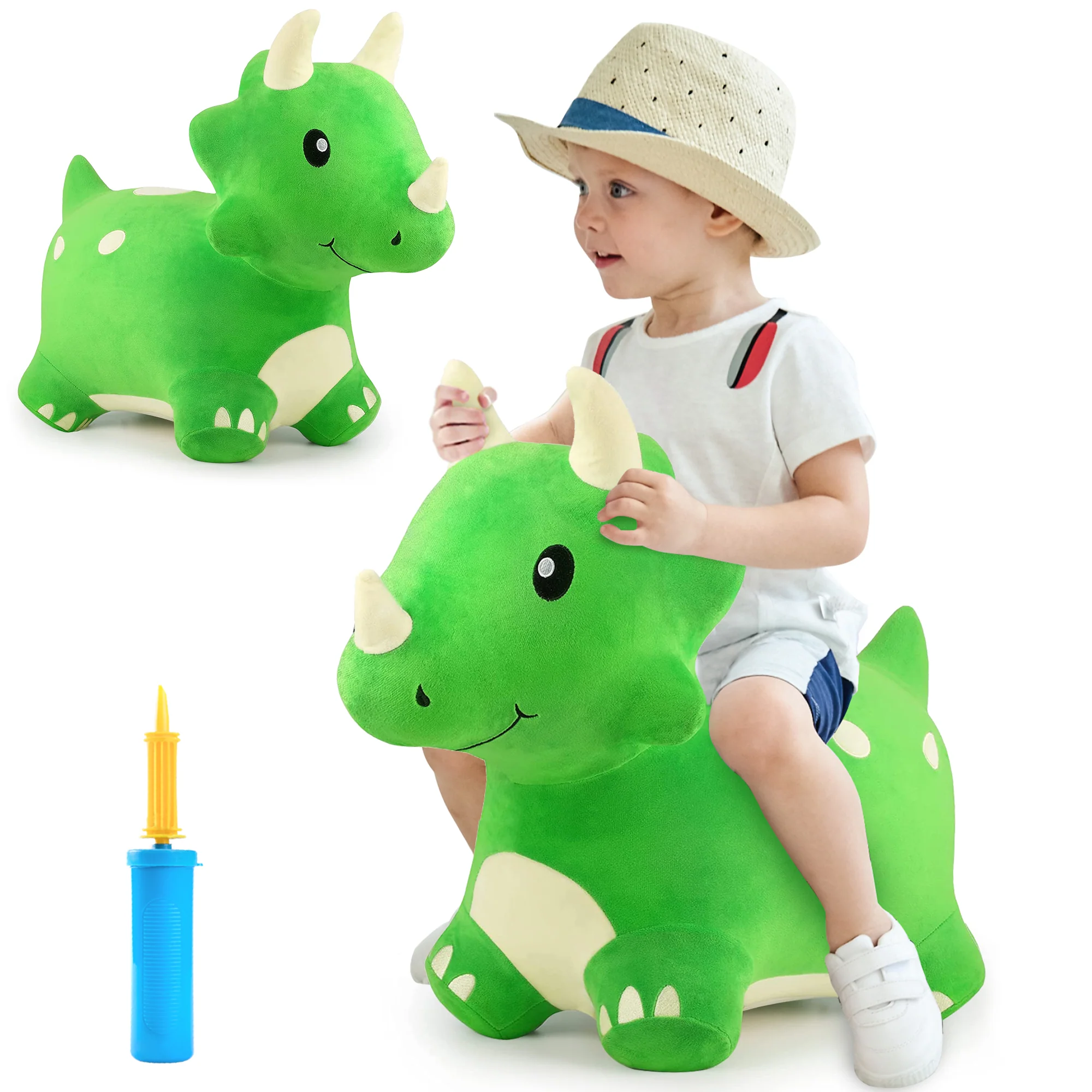 Bouncy Triceratops ⋆ Time Machine Hobby