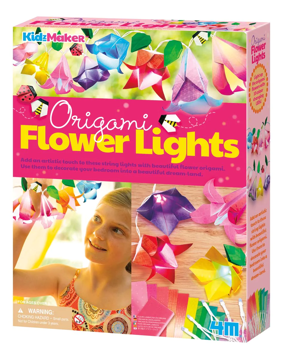 Origami Flower Lights ⋆ Time Machine Hobby