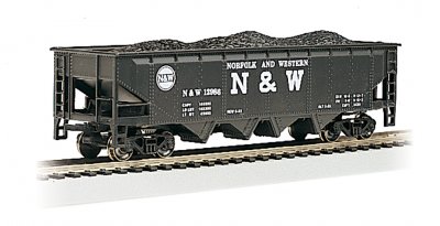 HO 40' Qd Hopper N&W ⋆ Time Machine Hobby