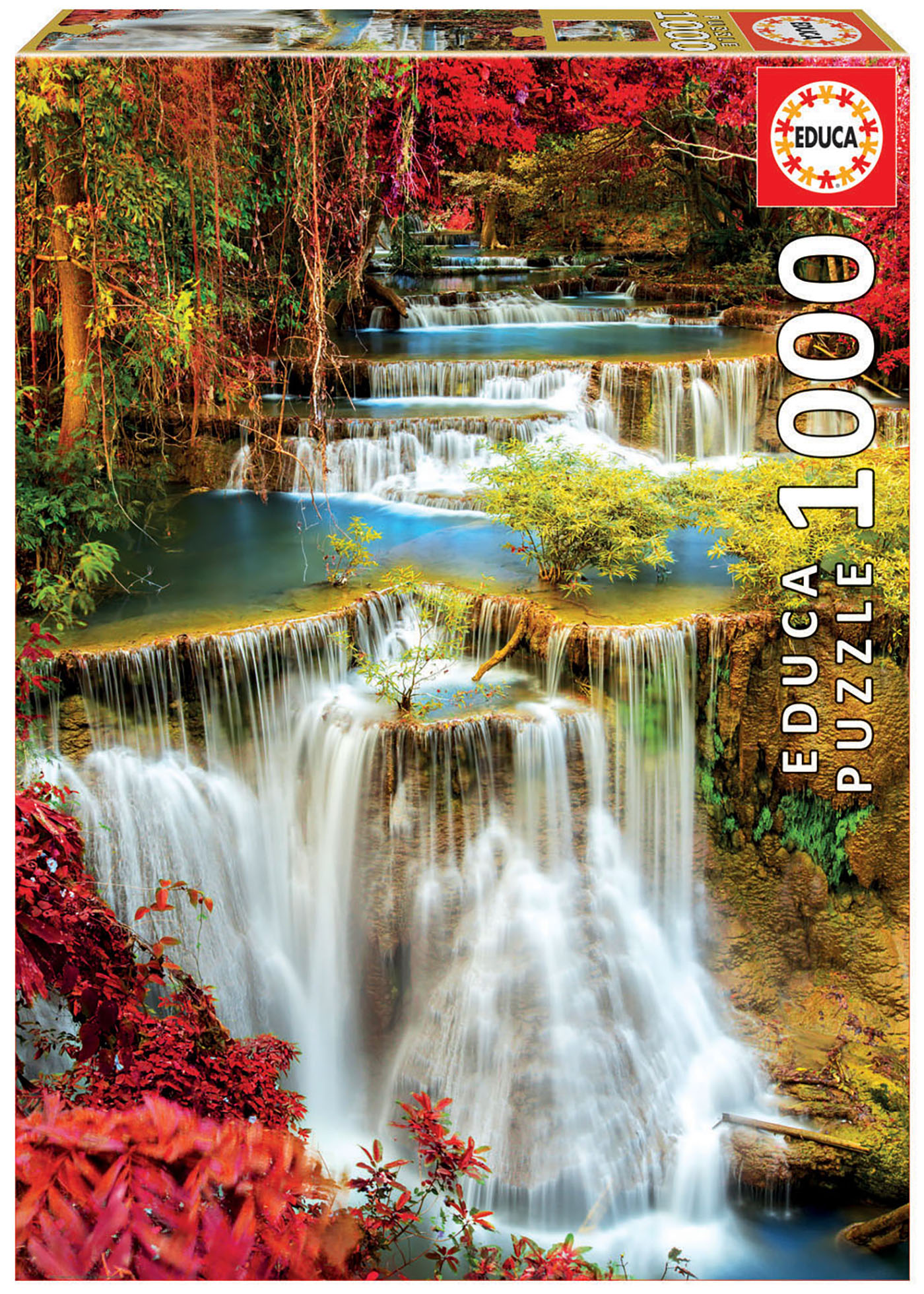 1000pc Waterfall in Forest ⋆ Time Machine Hobby