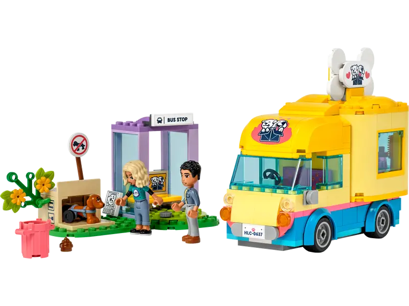 41741 Dog Rescue Van ⋆ Time Machine Hobby