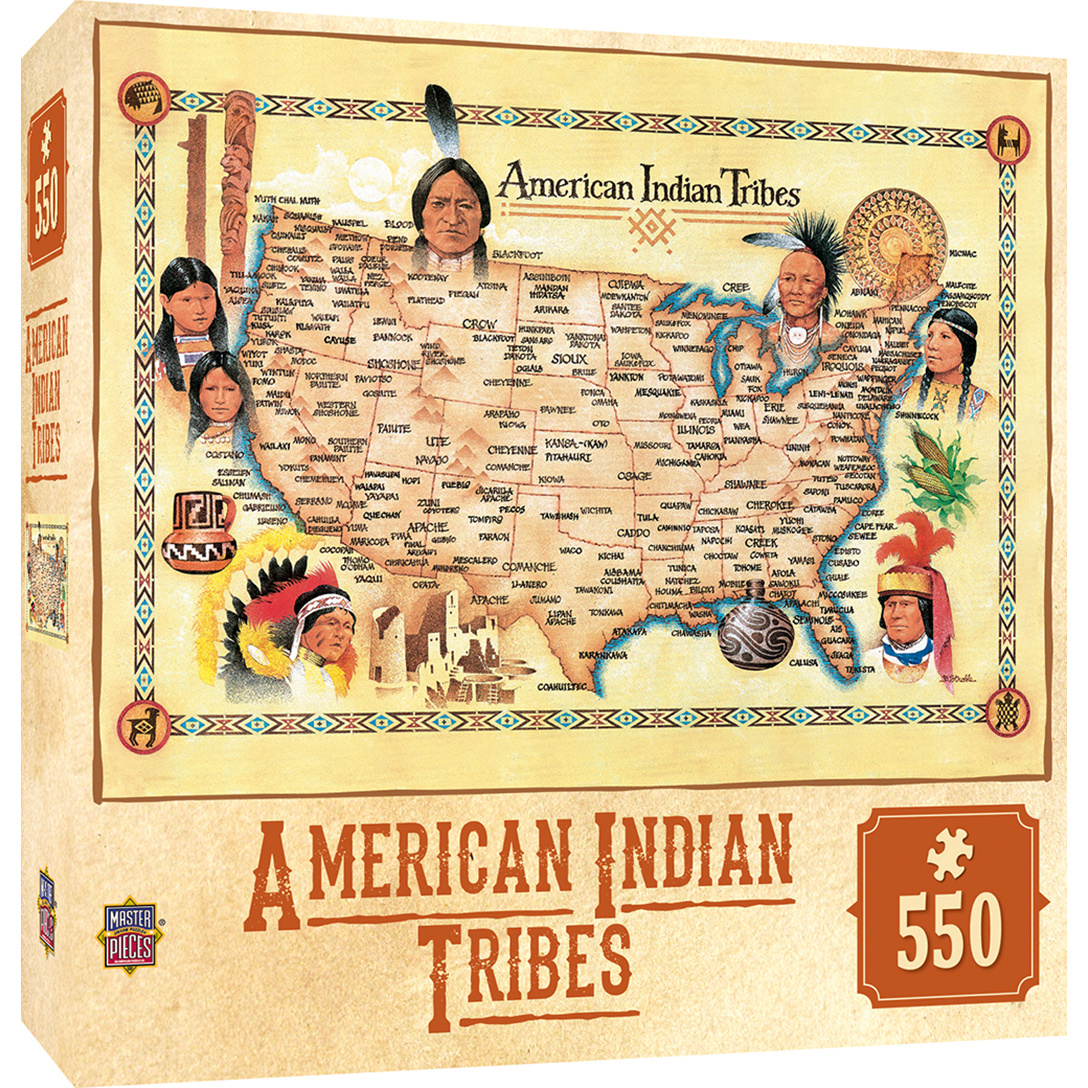 Tribal Spirit - American Indian Tribes 550pc ⋆ Time Machine Hobby