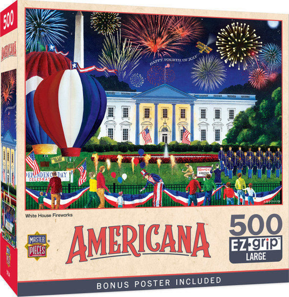 White House Fireworks 500pc ⋆ Time Machine Hobby