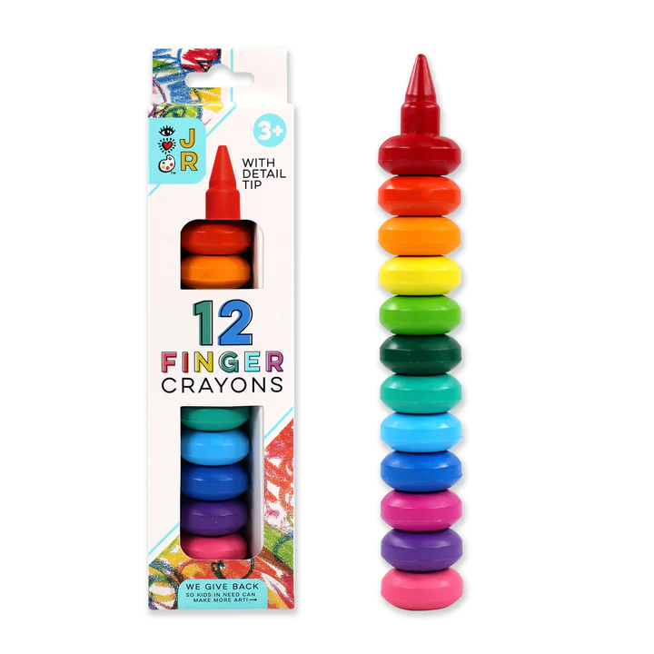 12 Jumbo Crayons ⋆ Time Machine Hobby