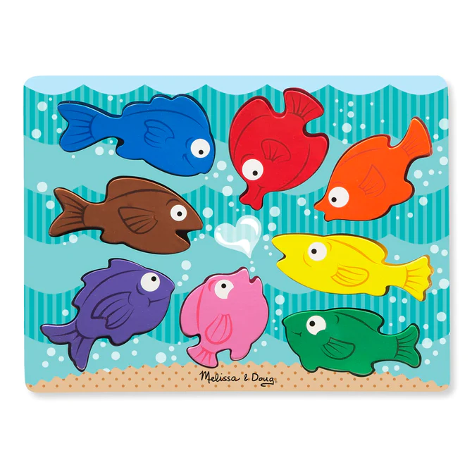 Colorful Fish Chunky Puzzle ⋆ Time Machine Hobby