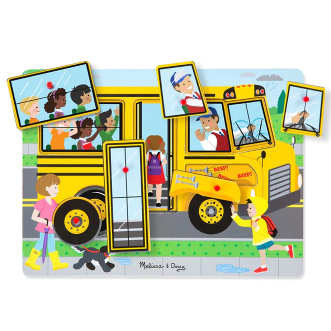 Wheels on the Bus Sound Puzzle ⋆ Time Machine Hobby