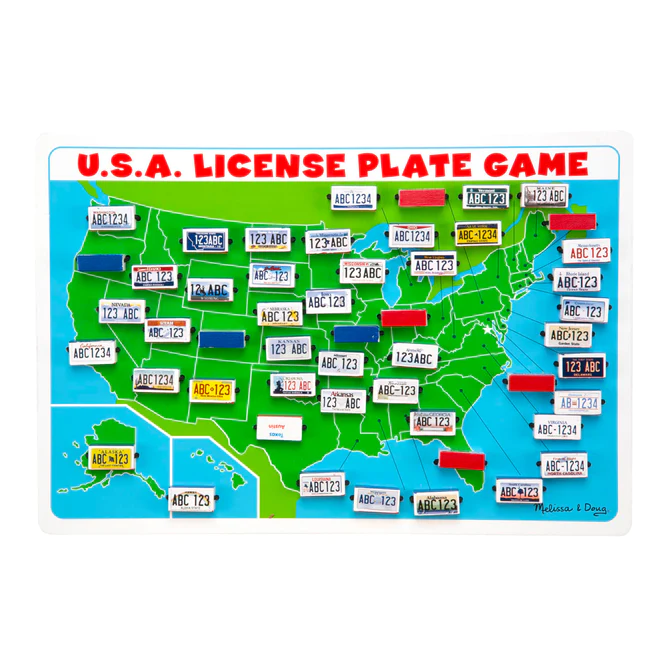 License Plate Game тлж Time Machine Hobby