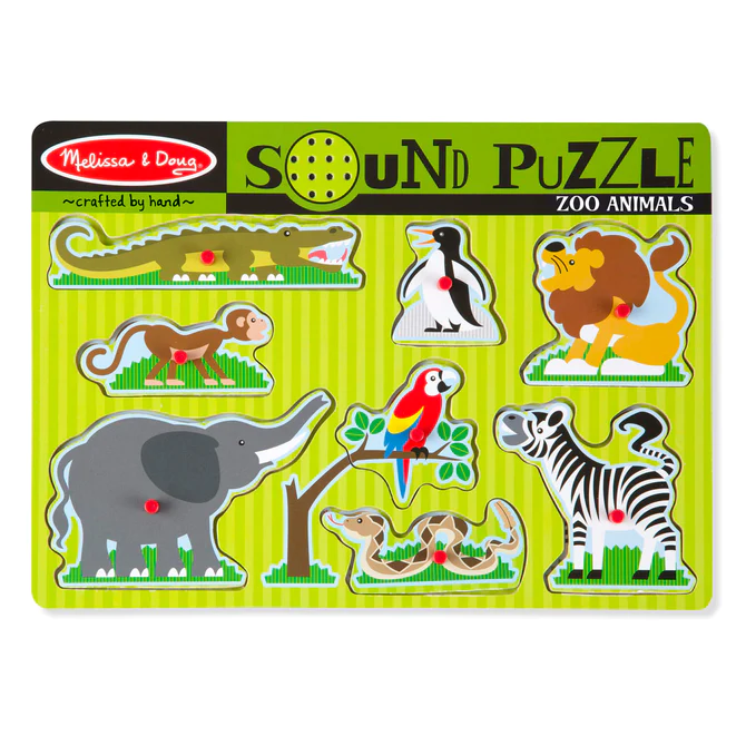 Zoo Animals Sound Puzzle ⋆ Time Machine Hobby