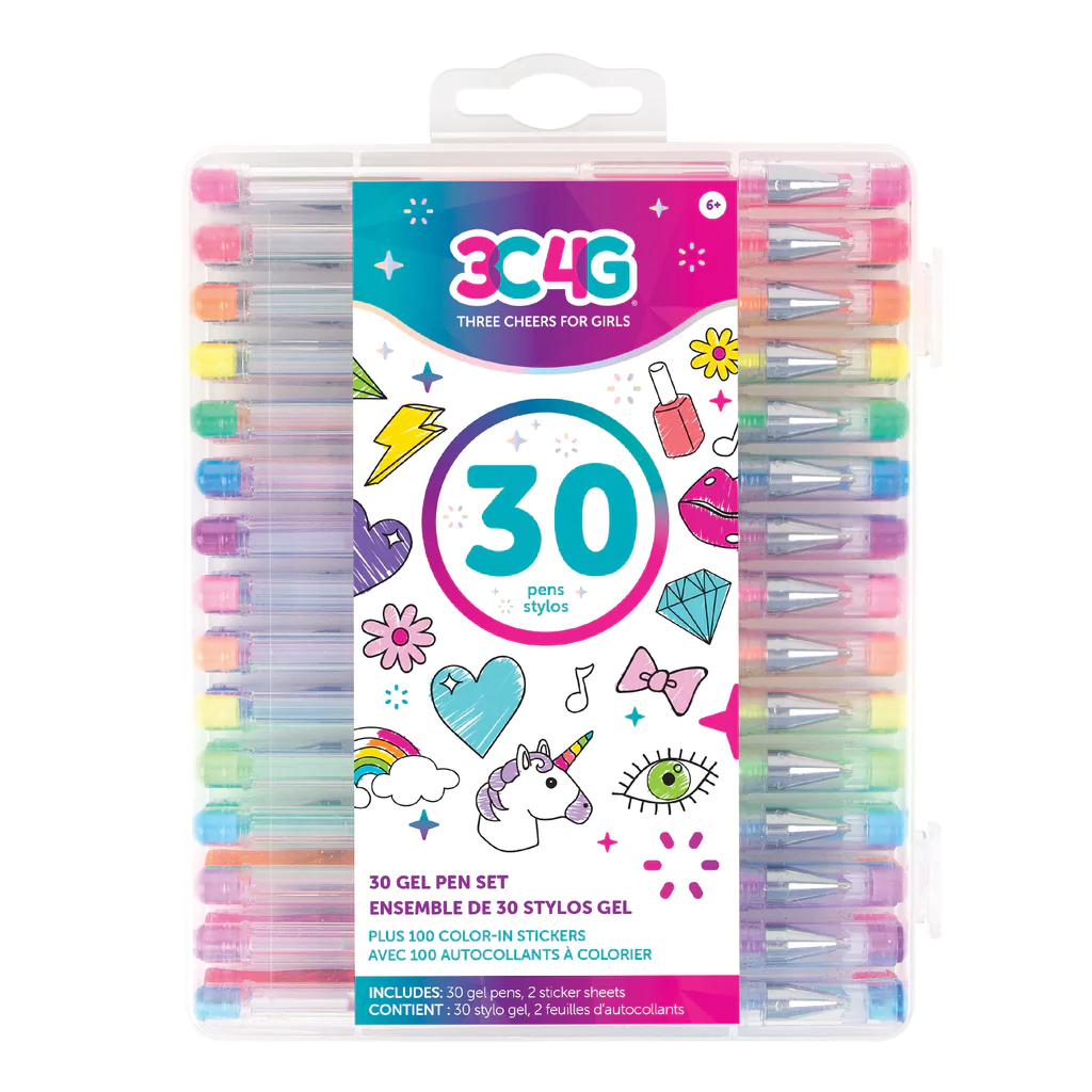 30pc Gel Pen Set ⋆ Time Machine Hobby