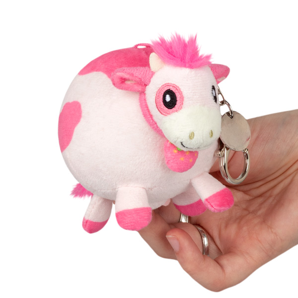 Micro Squishable Strawberry Cow ⋆ Time Machine Hobby