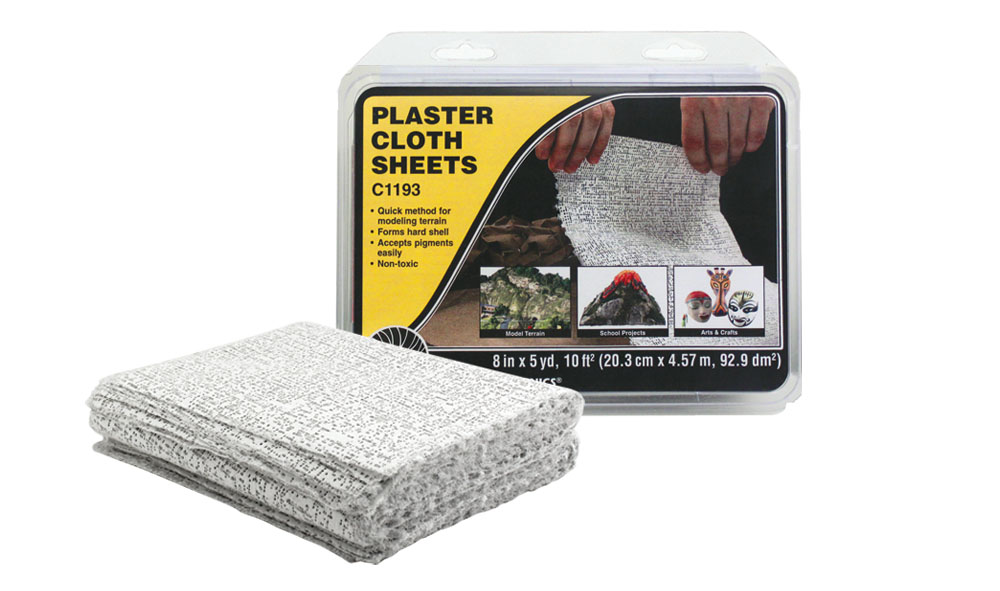 Plaster Cloth Sheets 20ft sq ⋆ Time Machine Hobby