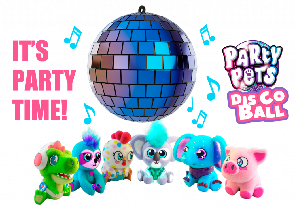 Party Pet Disco Ball Asst ⋆ Time Machine Hobby
