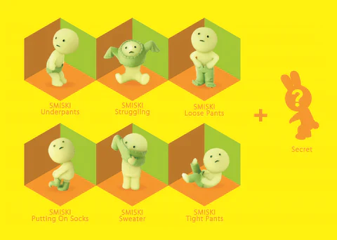 Smiski Dressing Series ⋆ Time Machine Hobby