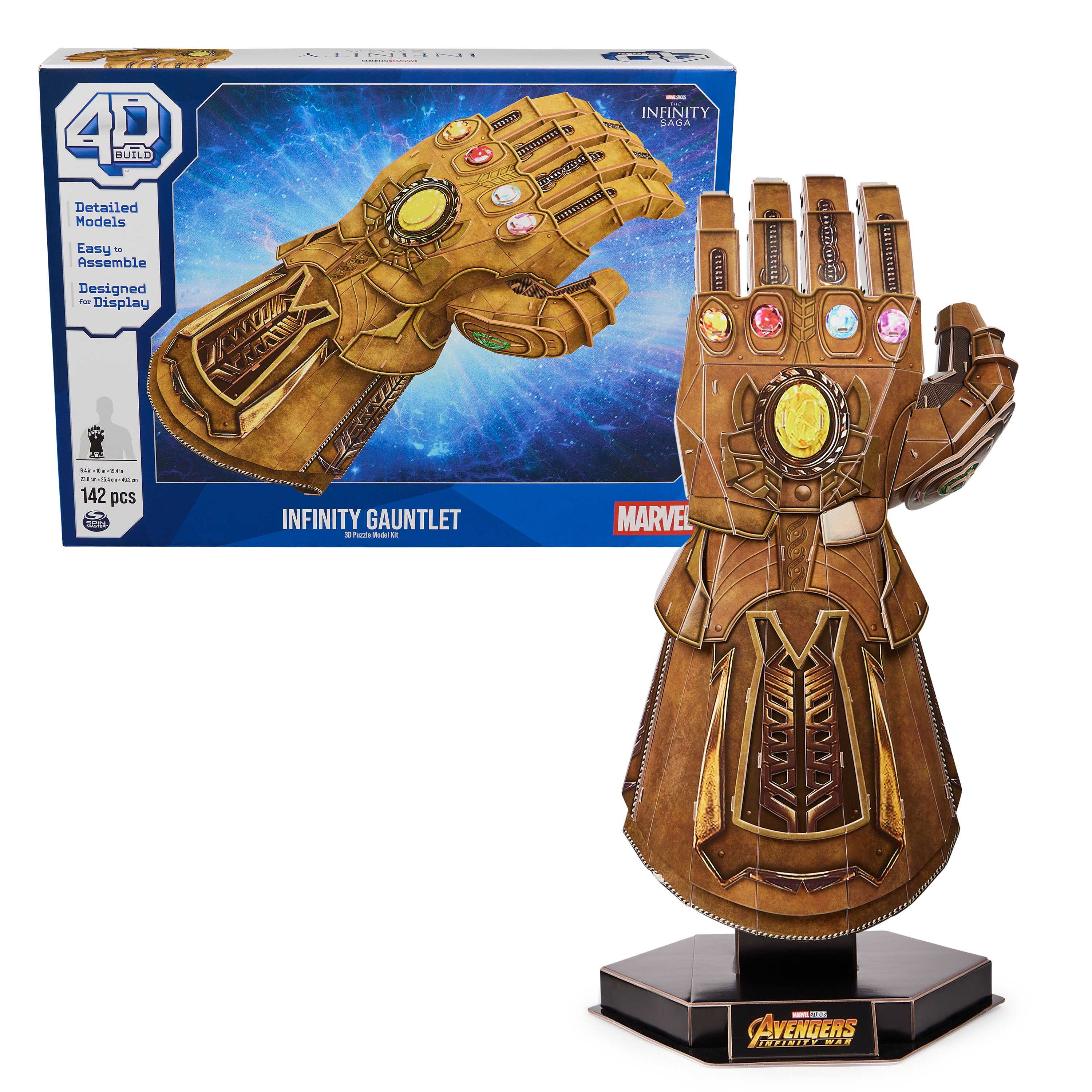 4D Build Infinity Gauntlet ⋆ Time Machine Hobby
