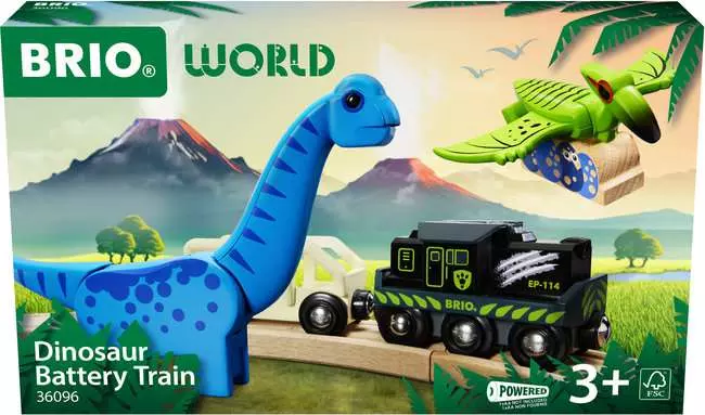 Dinosaur Battery Train ⋆ Time Machine Hobby