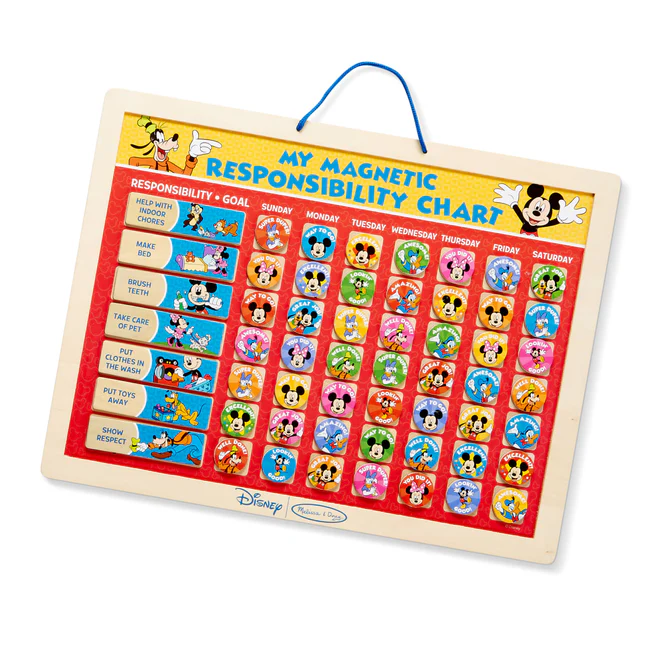 Mickey Mouse My Magnetic Responsibility Chart ⋆ Time Machine Hobby