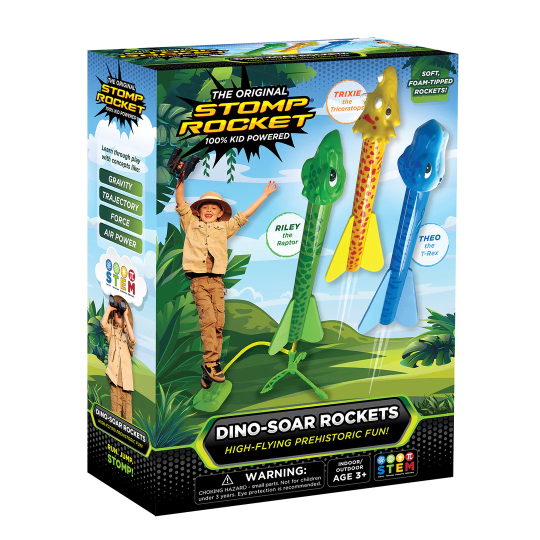 DinoSoar Stomp Rocket ⋆ Time Machine Hobby